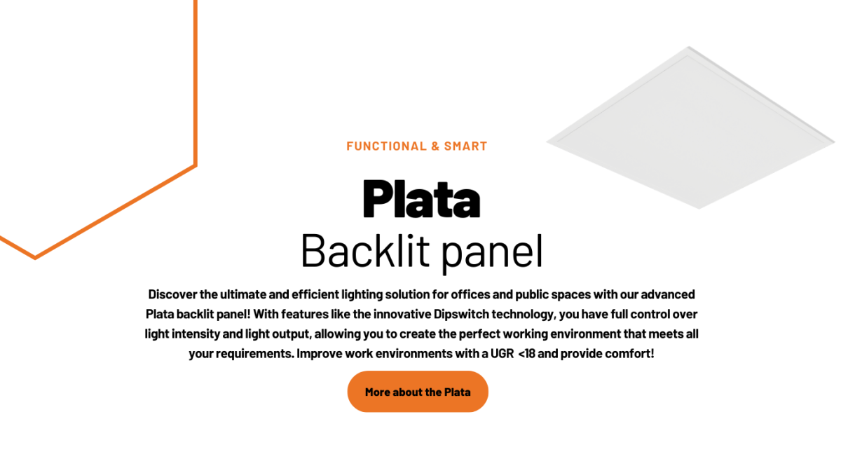 Lumiparts Plata inlay panel office | Lumi Parts B.V.